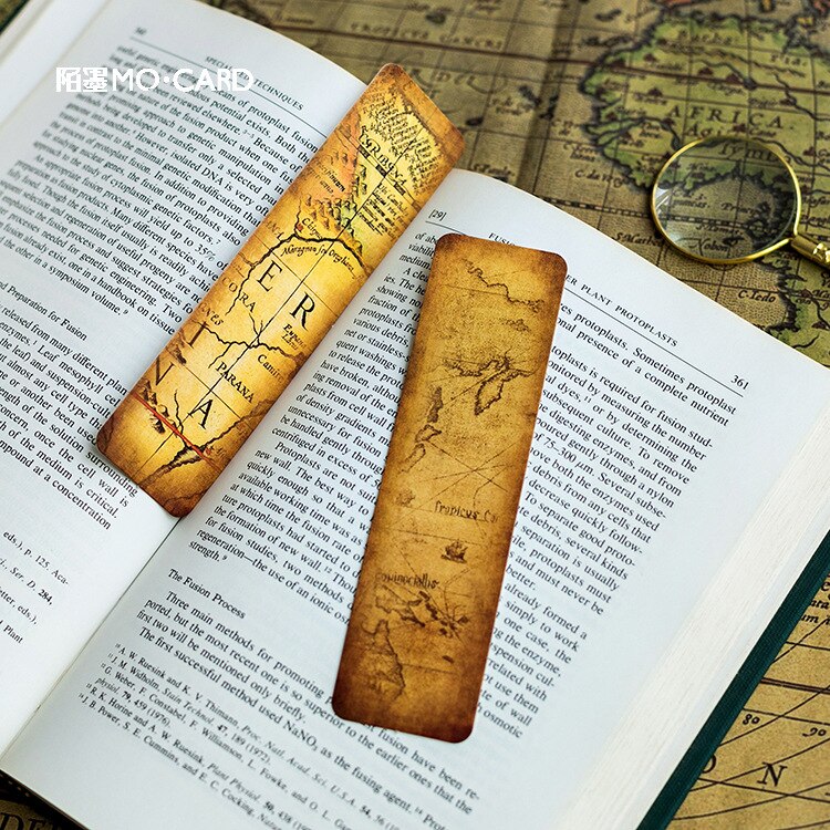 Treasure Map Bookmarks (30pcs) – Original Kawaii Pen
