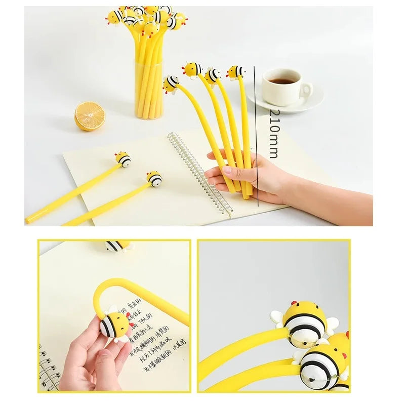 Honey Bee Flexible Gel Pen (2pcs) – Original Kawaii Pen