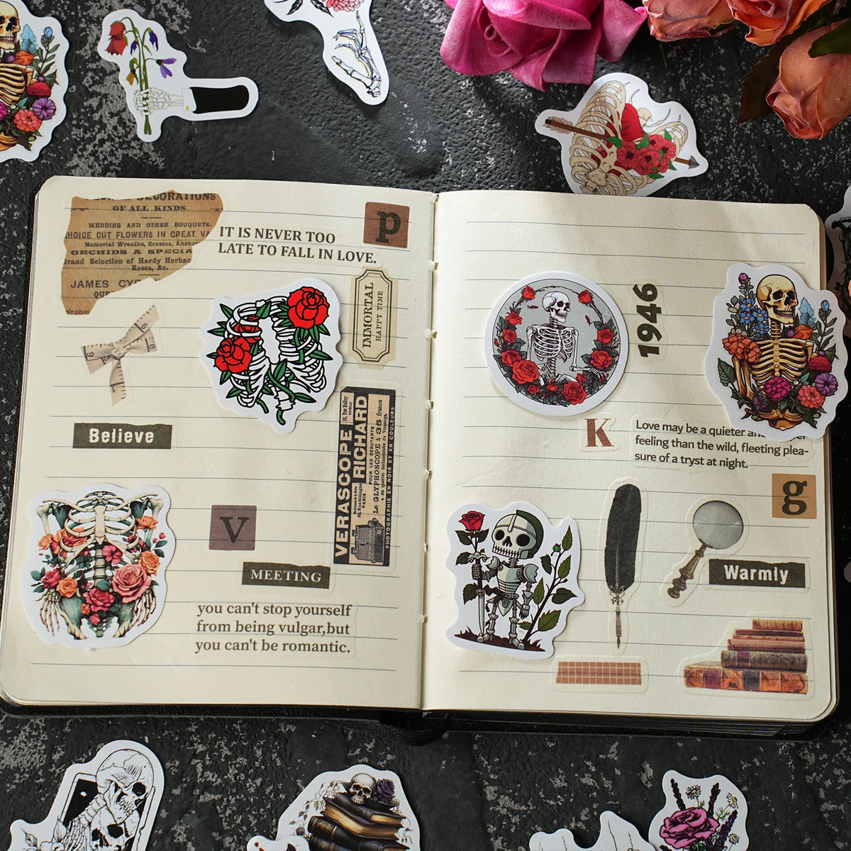 Floral Remembrance Sticker Pack – Original Kawaii Pen