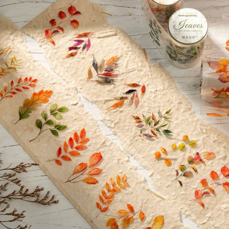 Windfall Leaves Series Masking Tapes – Original Kawaii Pen