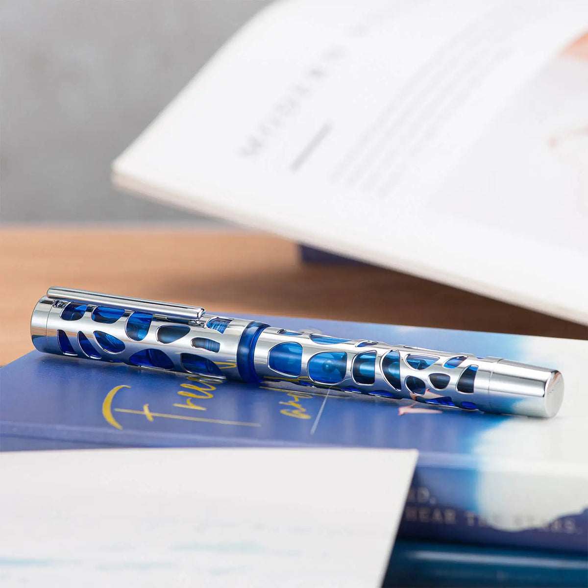 LucidFlow Acrylic Skeleton Fountain Pens – Original Kawaii Pen