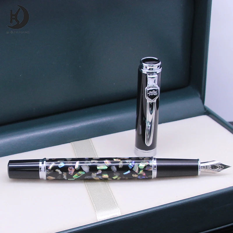 Ocean Noir Calligraphy Fountain Pen – Original Kawaii Pen