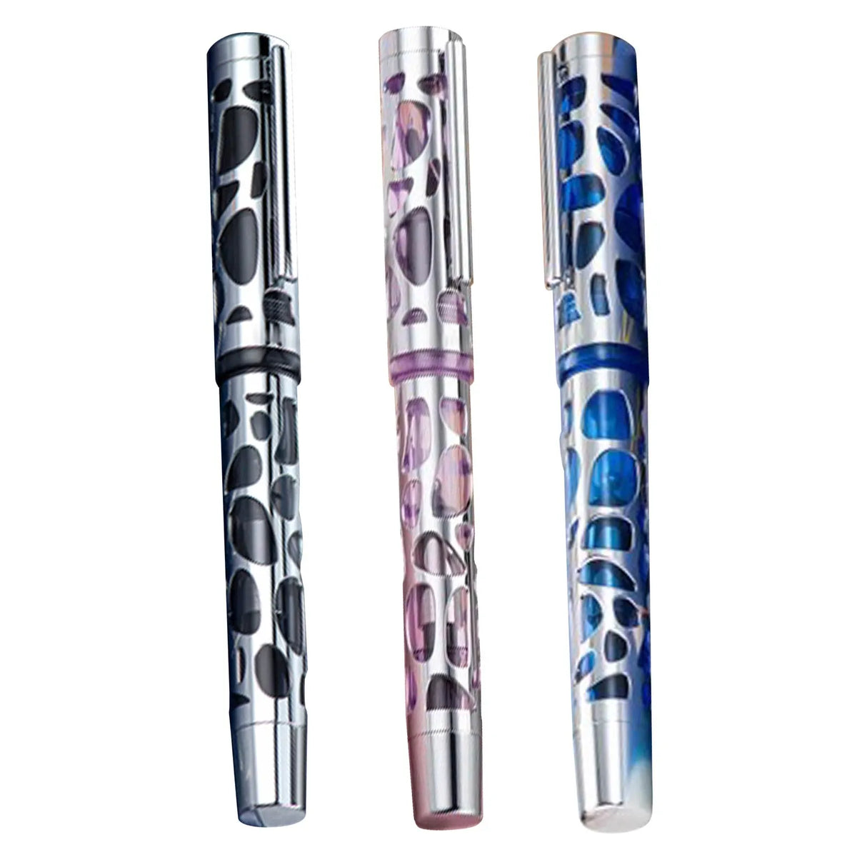 LucidFlow Acrylic Skeleton Fountain Pens – Original Kawaii Pen