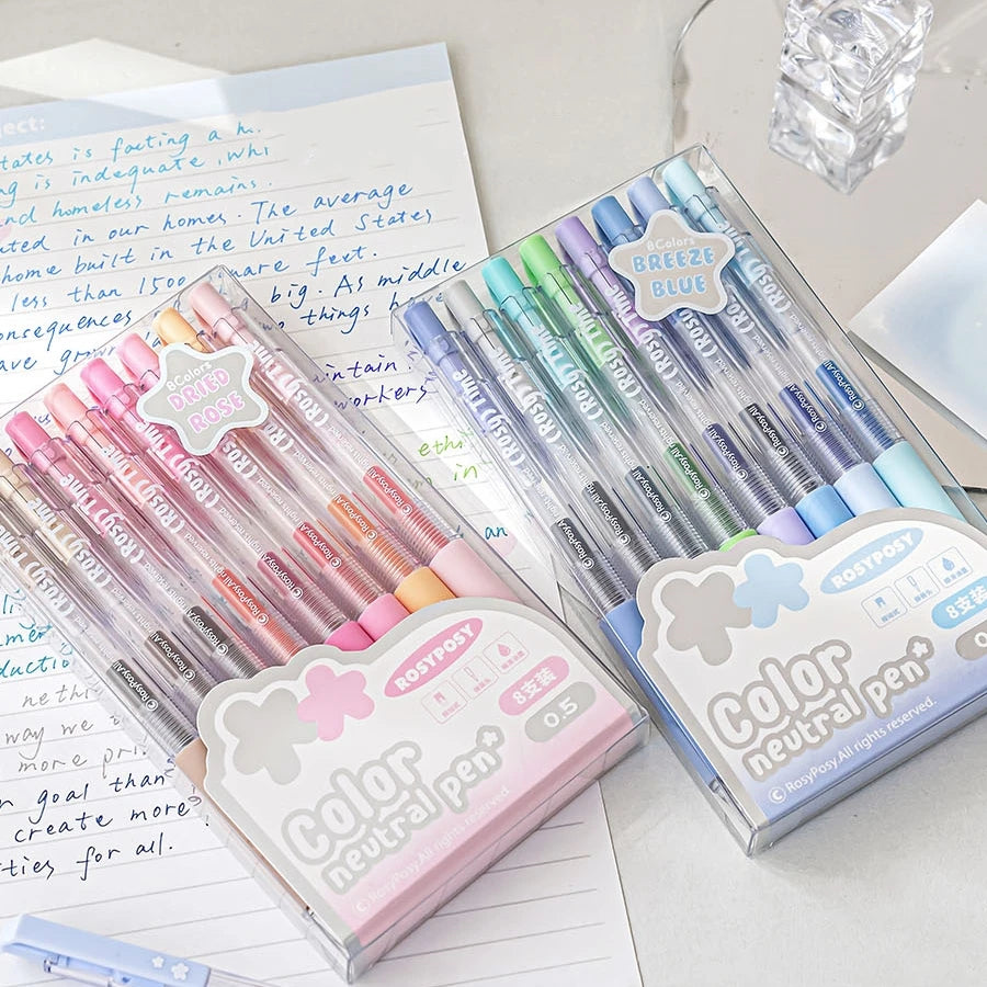 Color Neutral Series Gel Pen Sets – Original Kawaii Pen