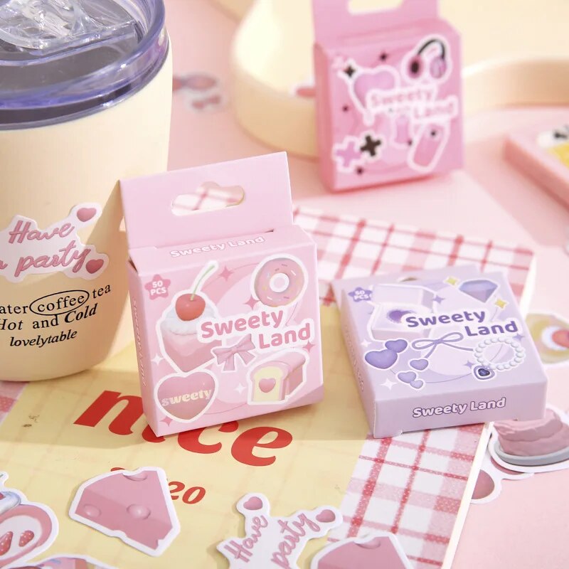 Fudge Paradise Series Cute Stickers – Original Kawaii Pen