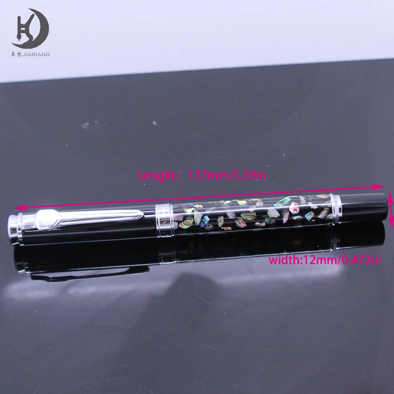 Ocean Noir Calligraphy Fountain Pen – Original Kawaii Pen