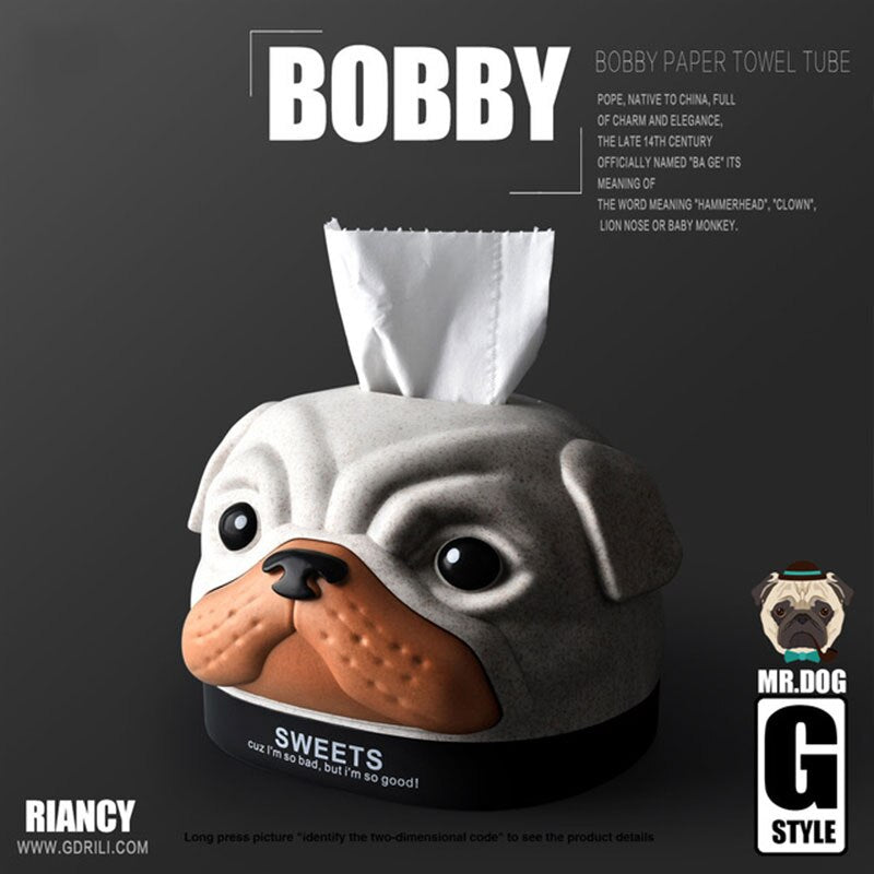 BOBBY - Sweets Series Cute Puppy Tissue Storage Box ( 4 Colors ...