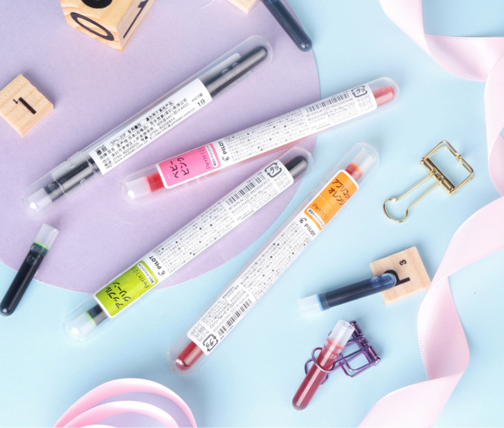 Pilot Petit1 Mini Fountain Pen Cartridge - Set of 3 – Original Kawaii Pen