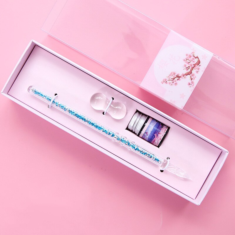 Kawaii Sakura Vintage Style Calligraphy Set (3 pcs) – Original Kawaii Pen