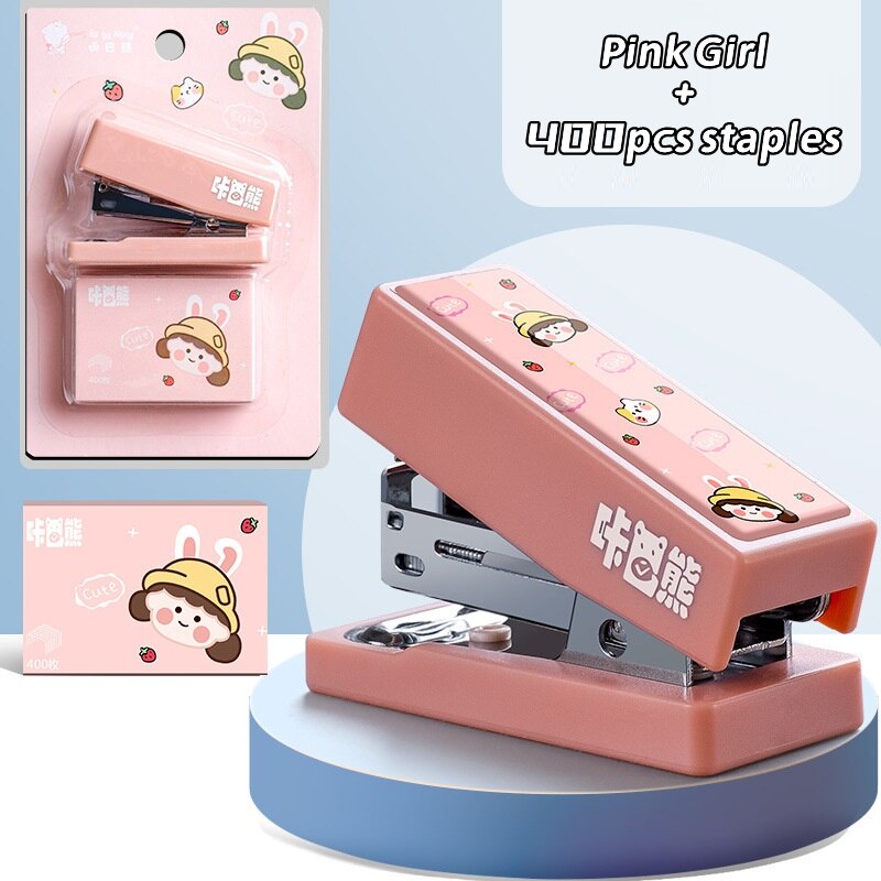 Cute Kawaii Cartoon Character Staplers + 400 pieces Staples – Original ...