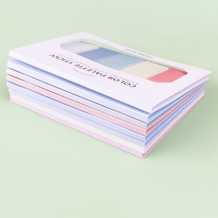 Pastel Color Palette Sticky Notes – Original Kawaii Pen