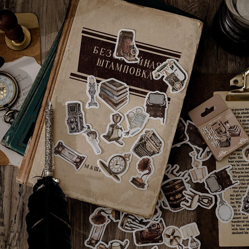 Vintage Style Antique Objects Stickers – Original Kawaii Pen